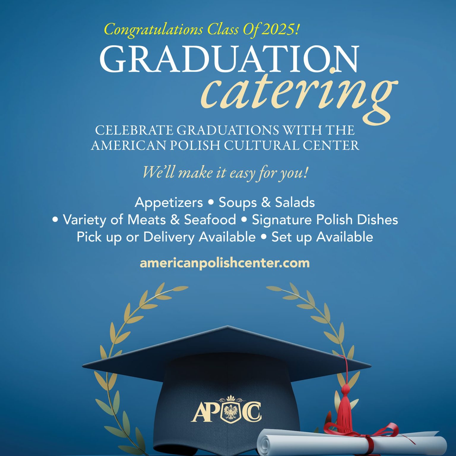 Graduation Catering - Wawel Royal Castle Polish Bar & Restaurant